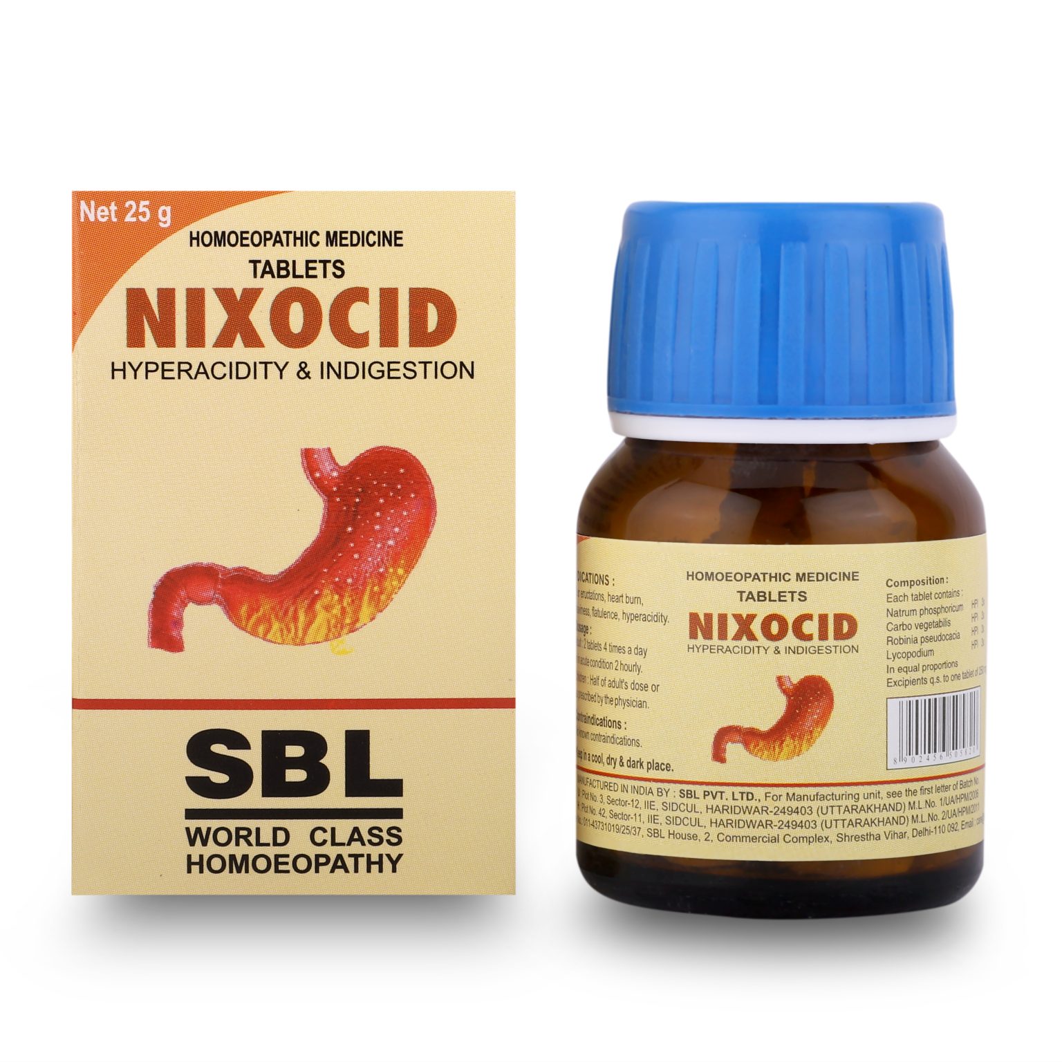 Nixocid Tablets – SBL Pvt Limited (International)